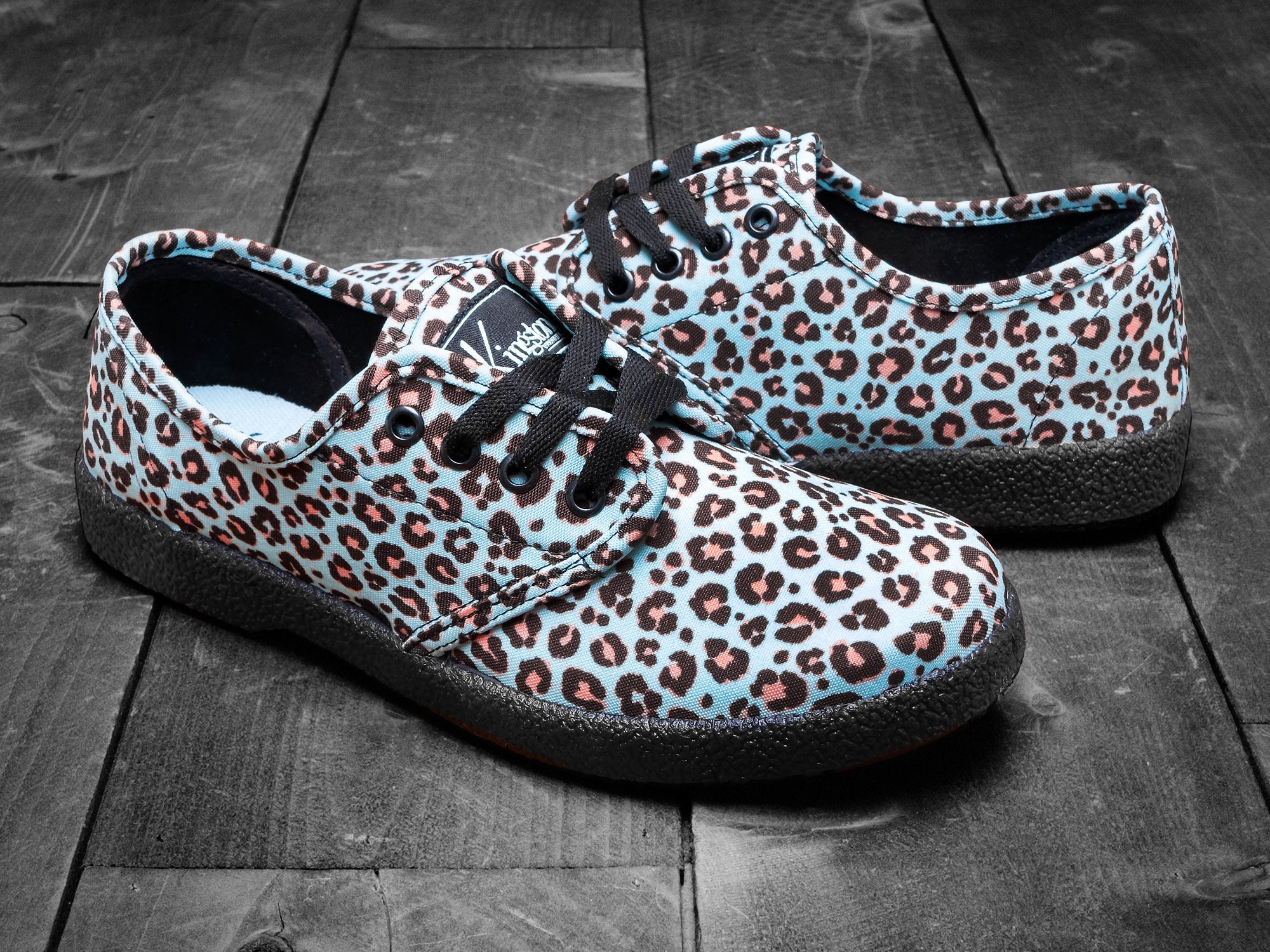 The Wino - Leopard/Azure Shoes – Kingston Union MFG
